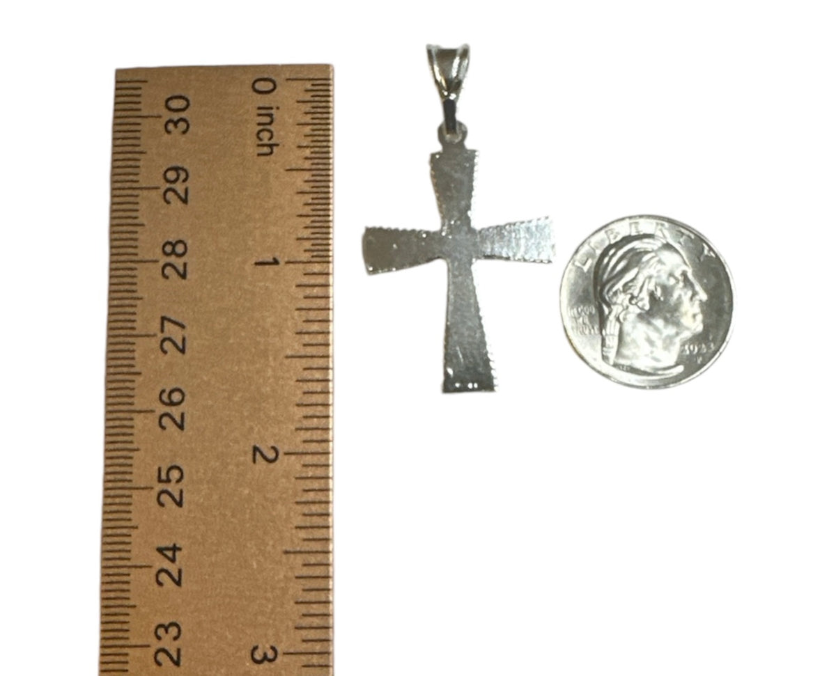 Sterling Silver Latin Style Cross Pendant – G & W