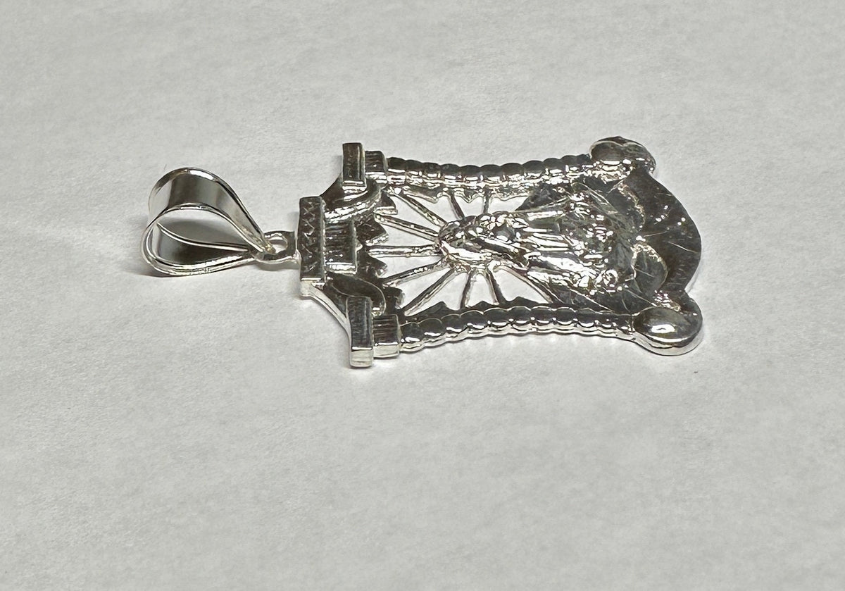 Sterling Silver Our Lady of Charity "Caridad del Cobre" 2 inch Chapel ...